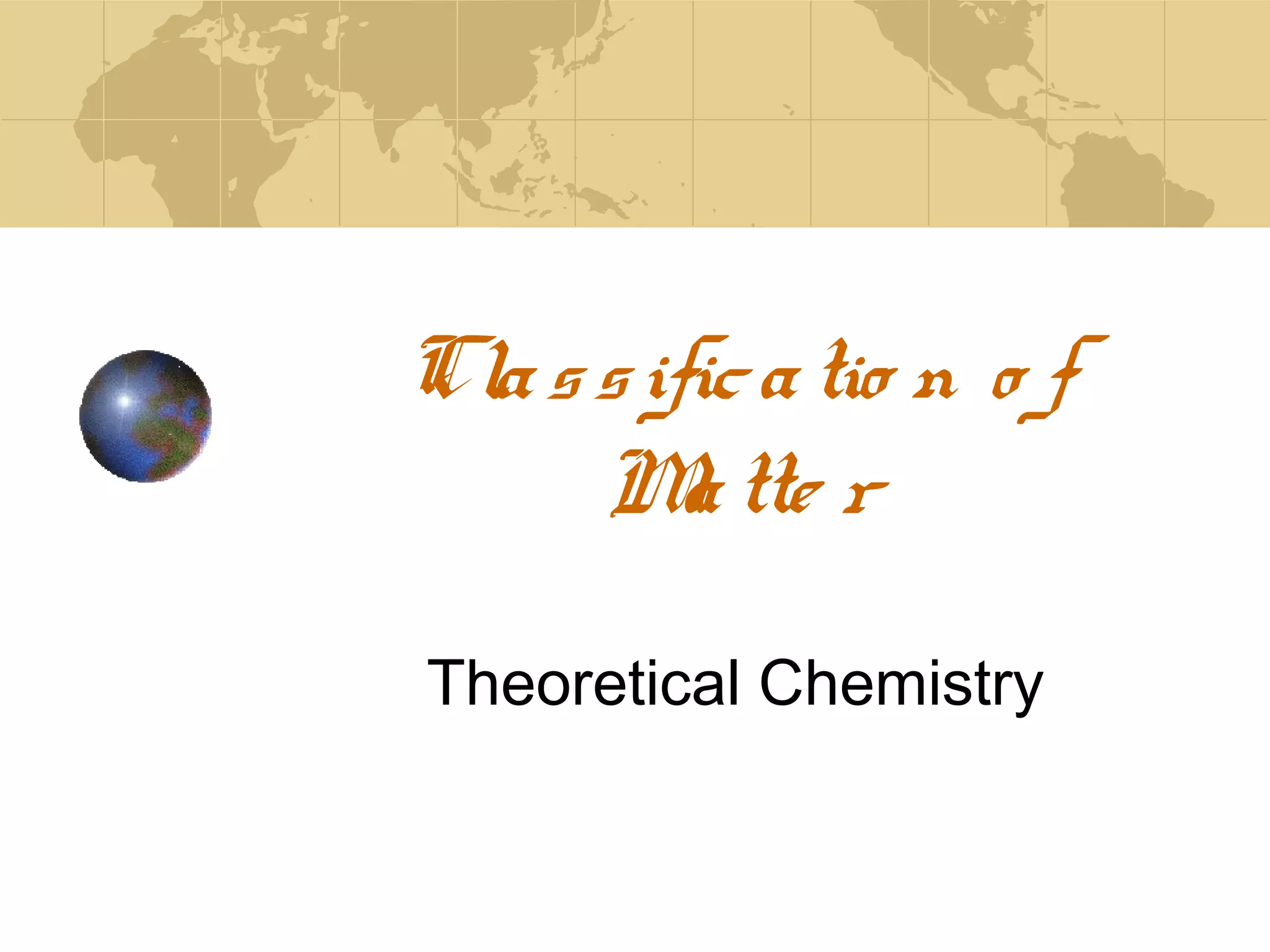 Classification of matter | PPT
