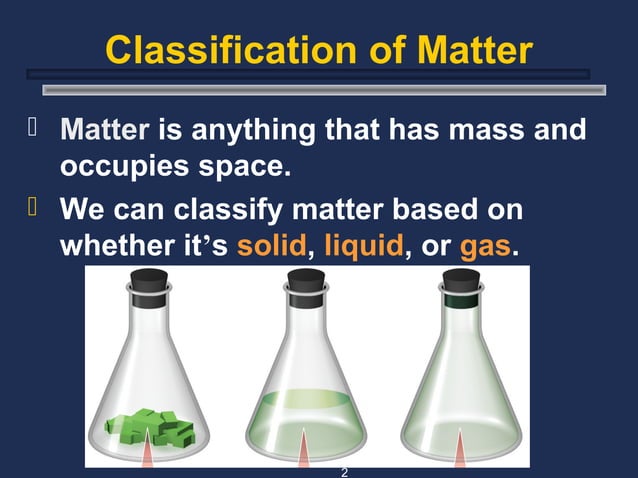 Classification of matter and changes | PPT