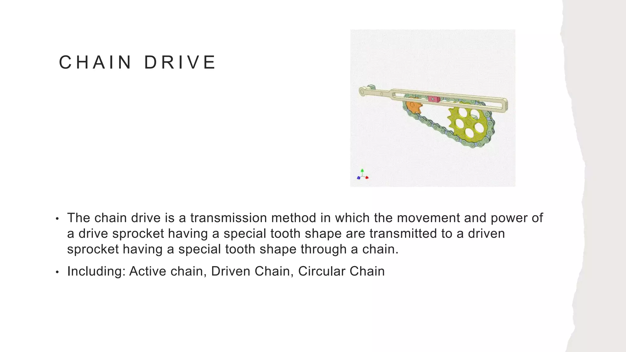 Classification of mechanical transmission | PPTX