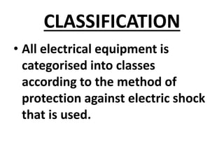 CLASSIFICATION OF MEDICAL EQUIPMENT | PPTX