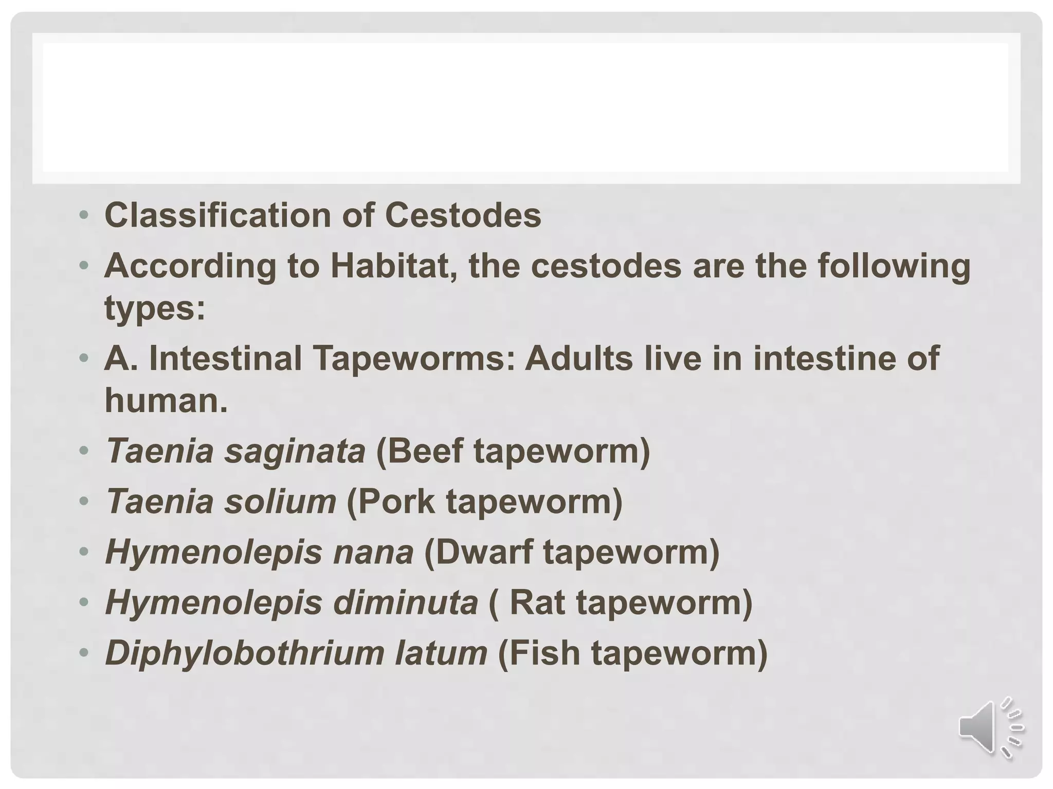 Classification Of Medically Important Helminths 2020.pptx