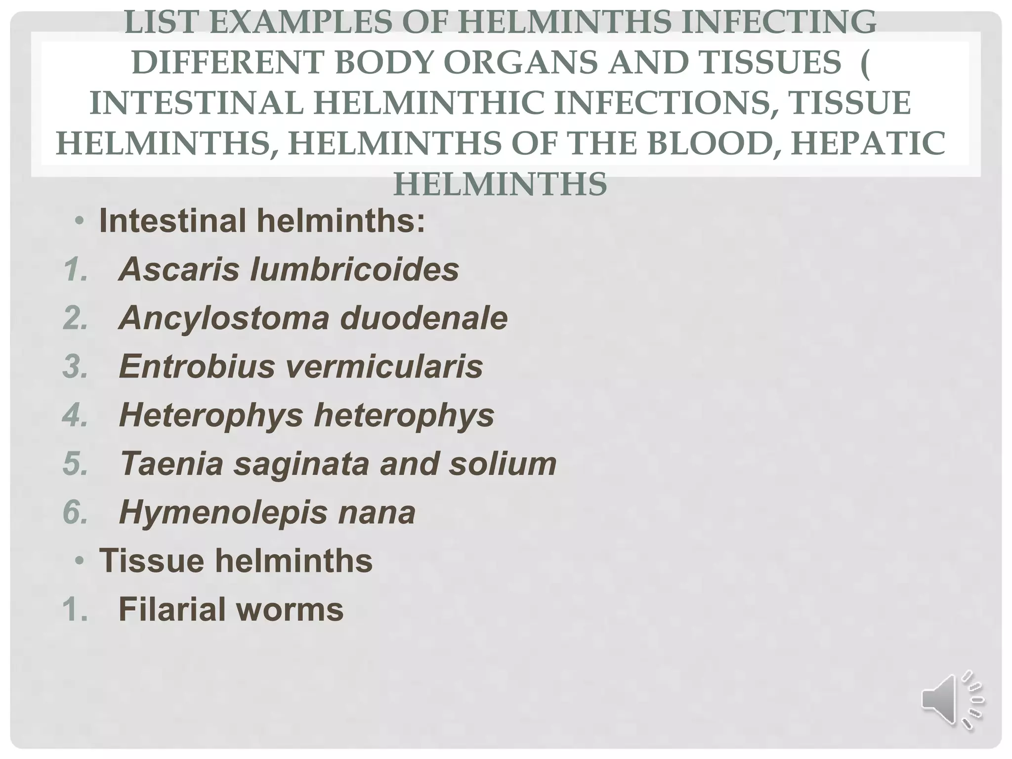 Classification Of Medically Important Helminths 2020.pptx