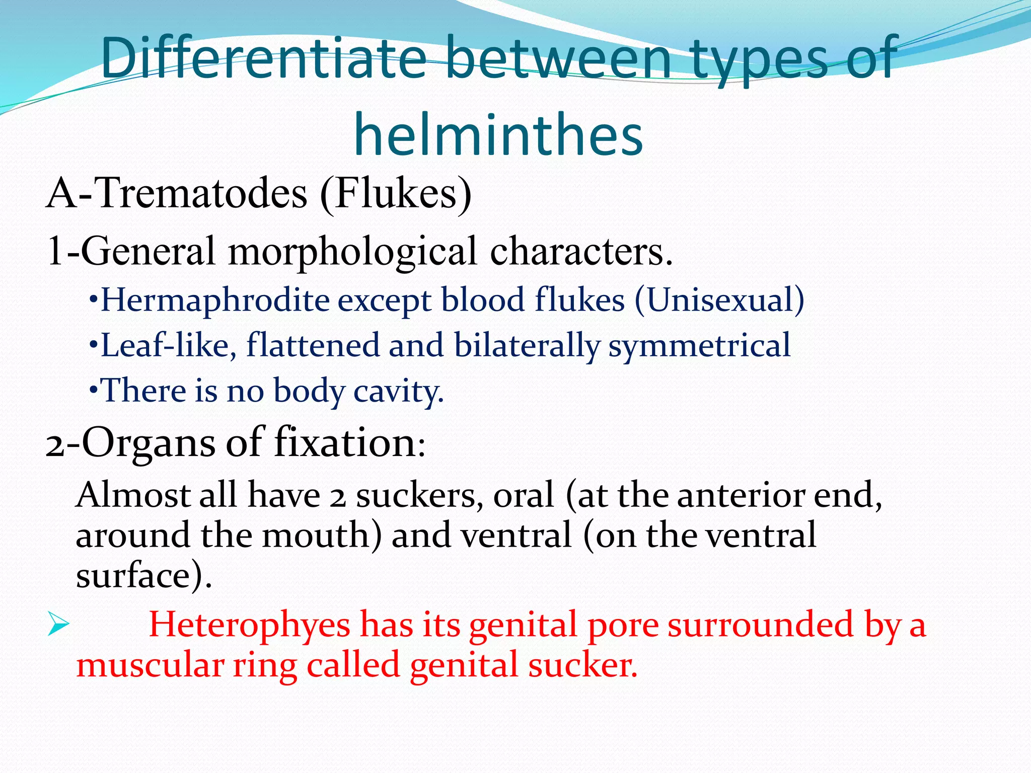 Classification of medical parasites | PPTX