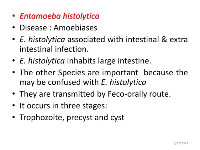 Classification of medical parasitology Lec.2.pptx