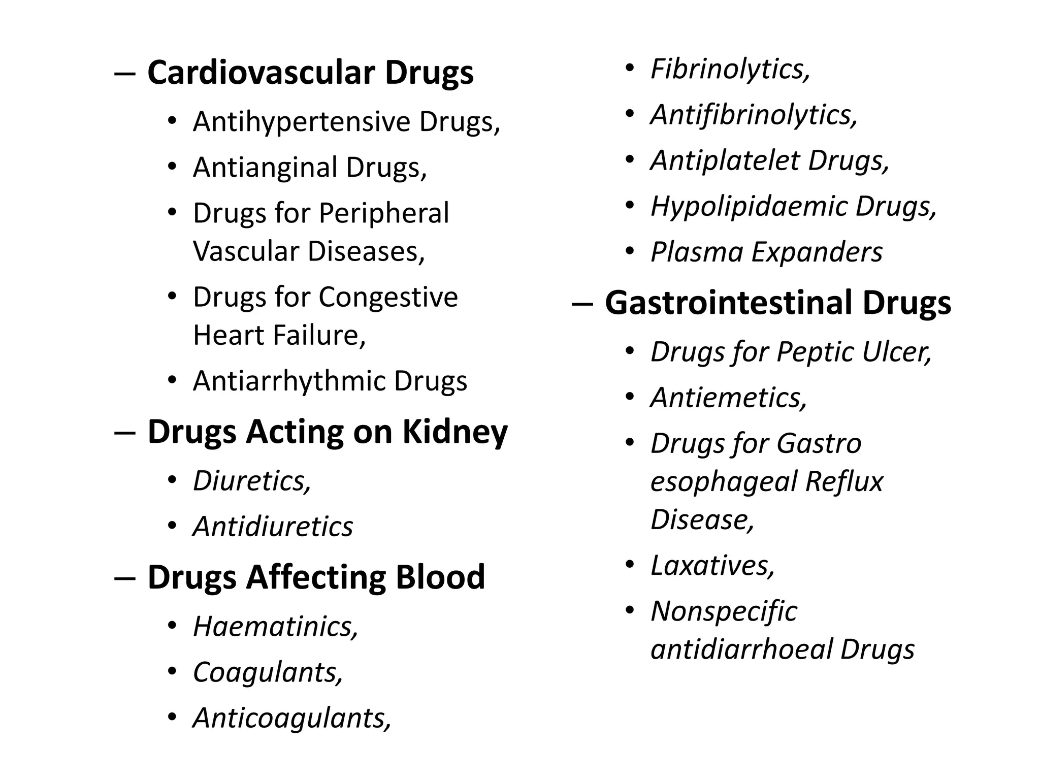 Classification of medication | PPTX