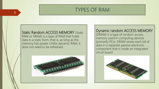 Classification of memory | PPTX