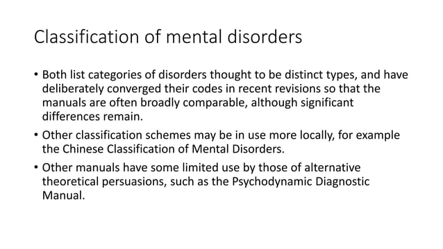 Classification of mental disorders.pptx