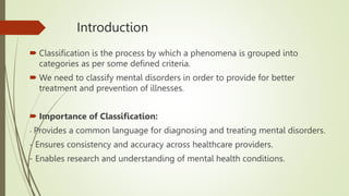 Classification of Mental Disorders 1.pptx