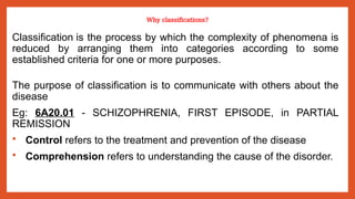 Classification of Mental Disorders presentation for nursing students | PPTX
