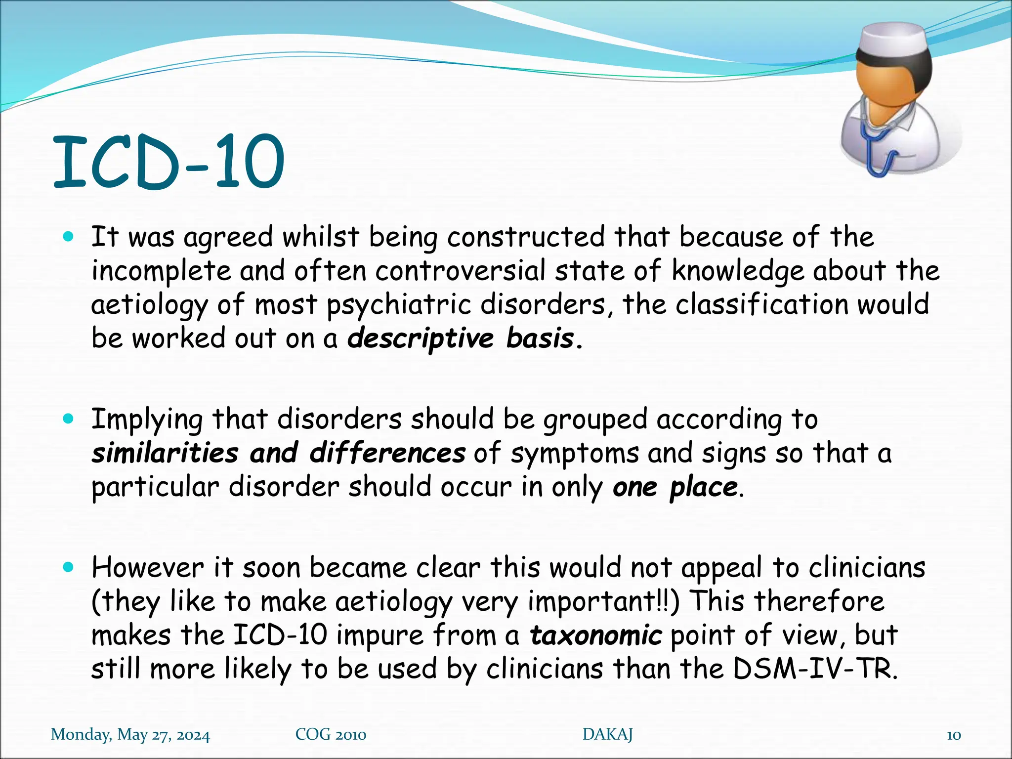 Classification of Mental Disorders-COG.ppt