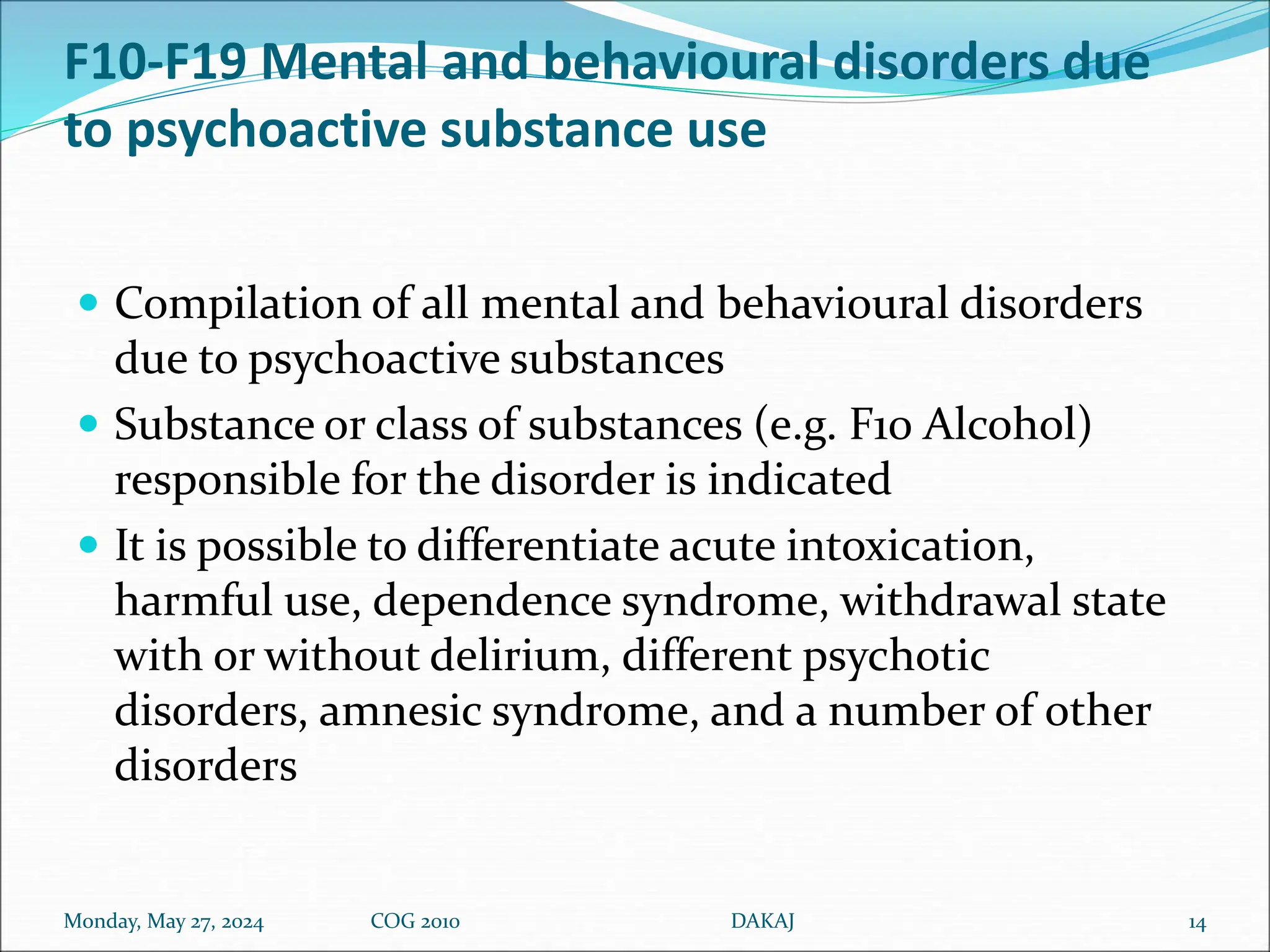 Classification of Mental Disorders-COG.ppt