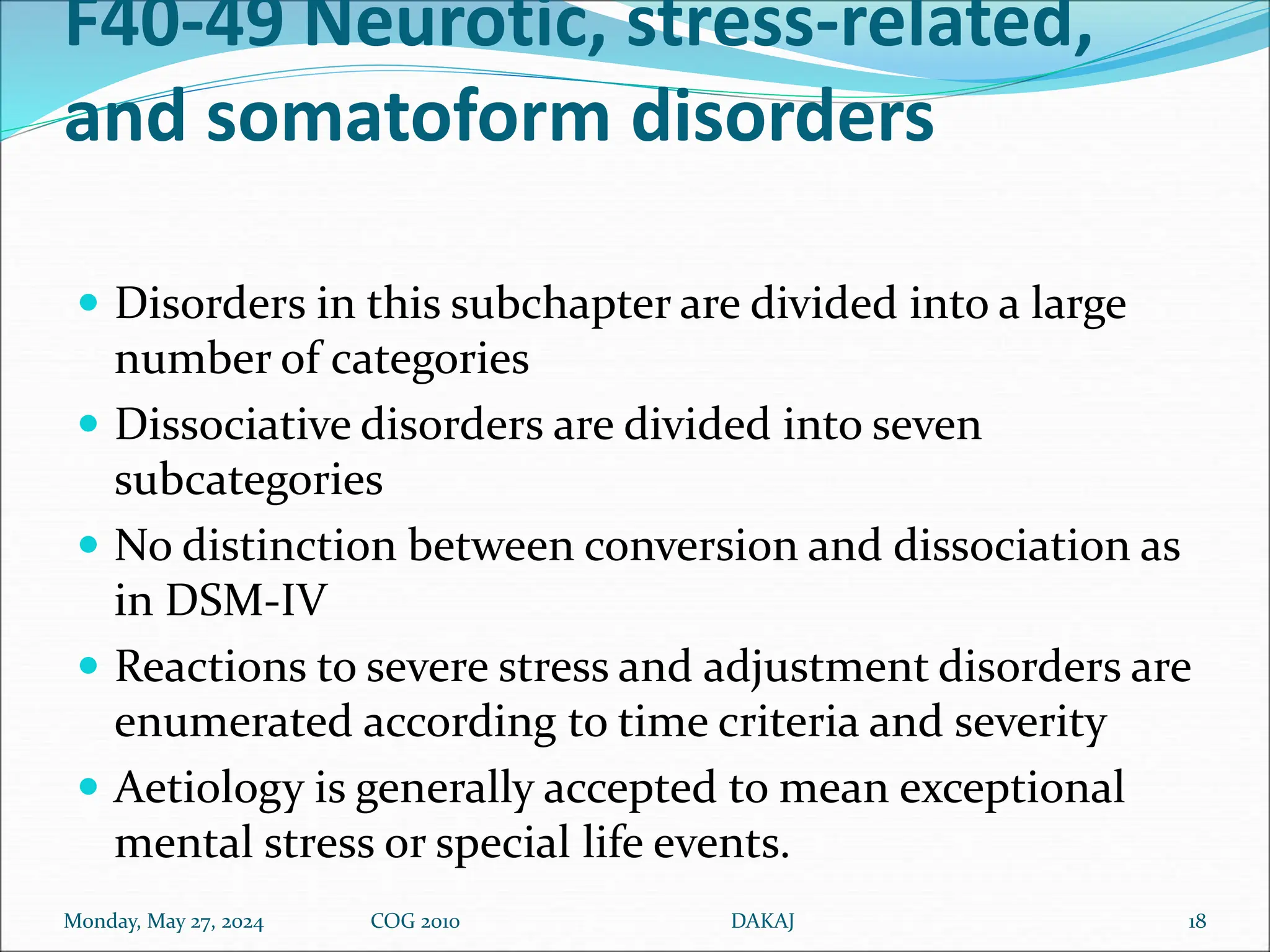 Classification of Mental Disorders-COG.ppt