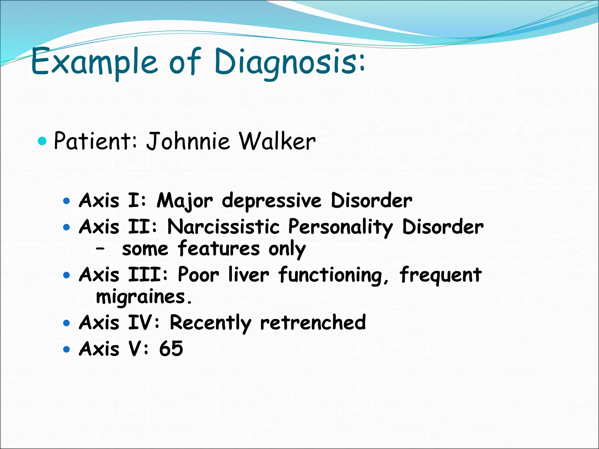 Classification of Mental Disorders-COG.ppt
