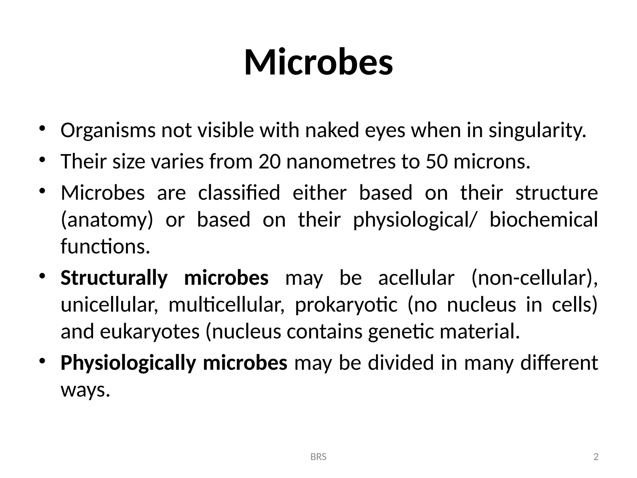 Classification of Microbes: Purposes and Uses | PPT
