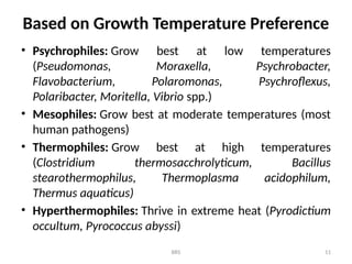 Classification of Microbes: Purposes and Uses | PPTX