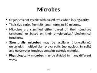 Classification of Microbes: Purposes and Uses | PPTX