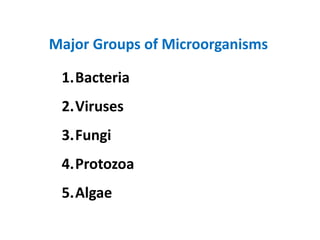 Classification of microorganism | PPTX