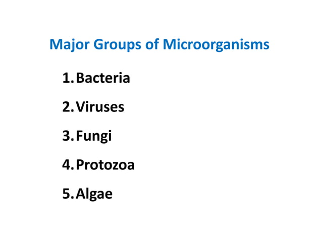 Classification of microorganism | PPTX | Biological Sciences | Science