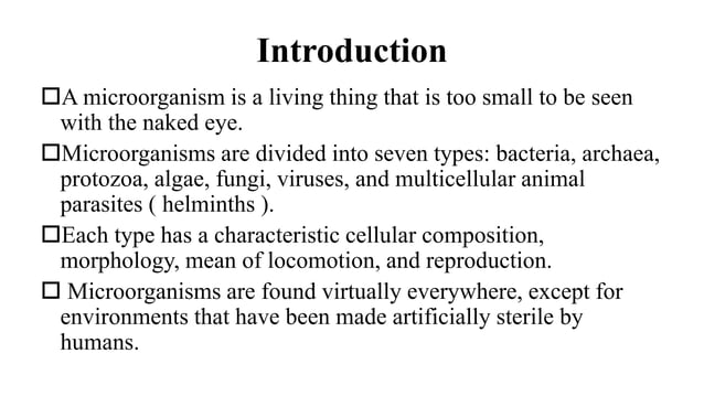 classification of microorganism on the basis of their mode of nutrition ...