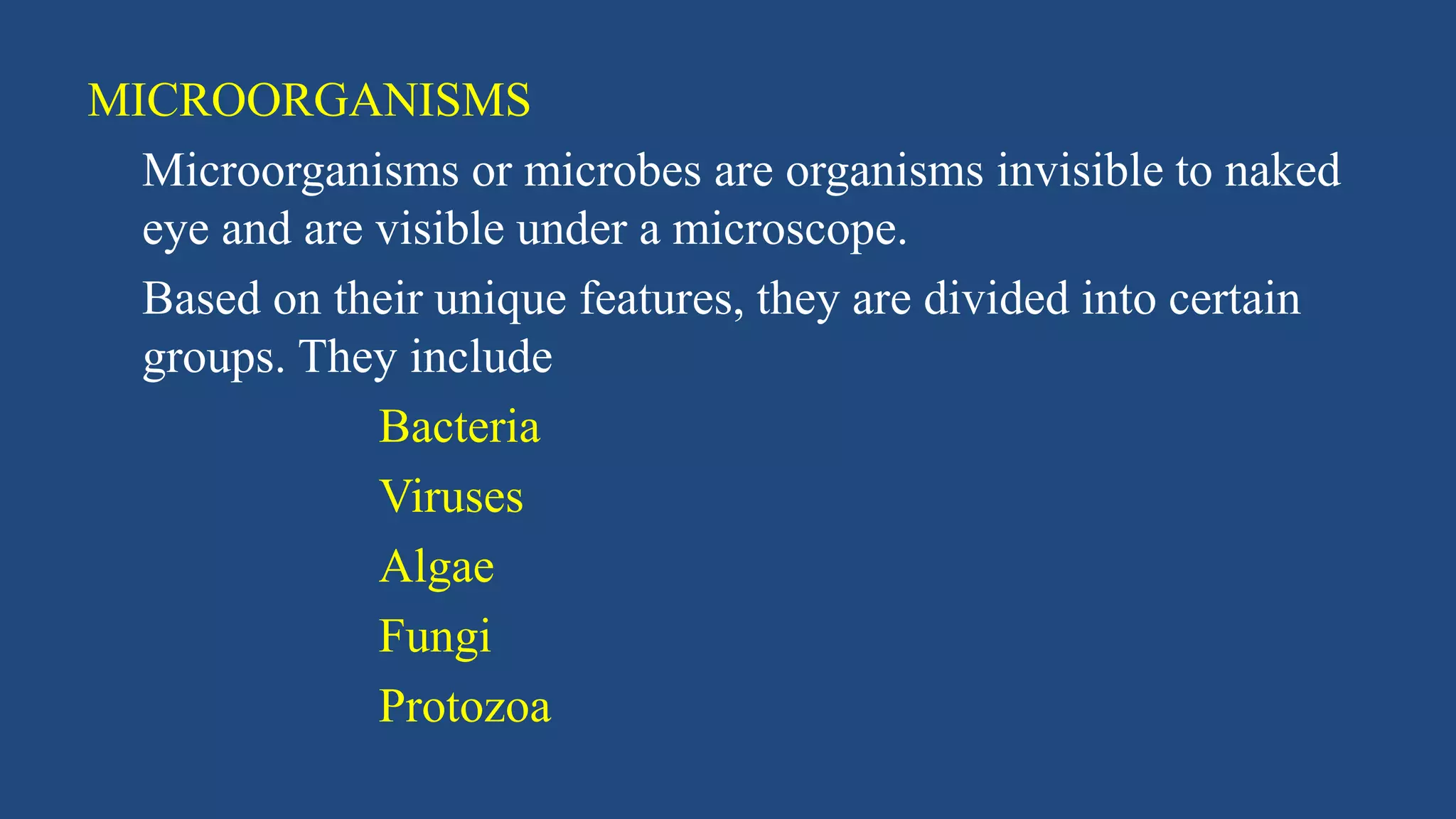 Classification of microorganisms | PPTX