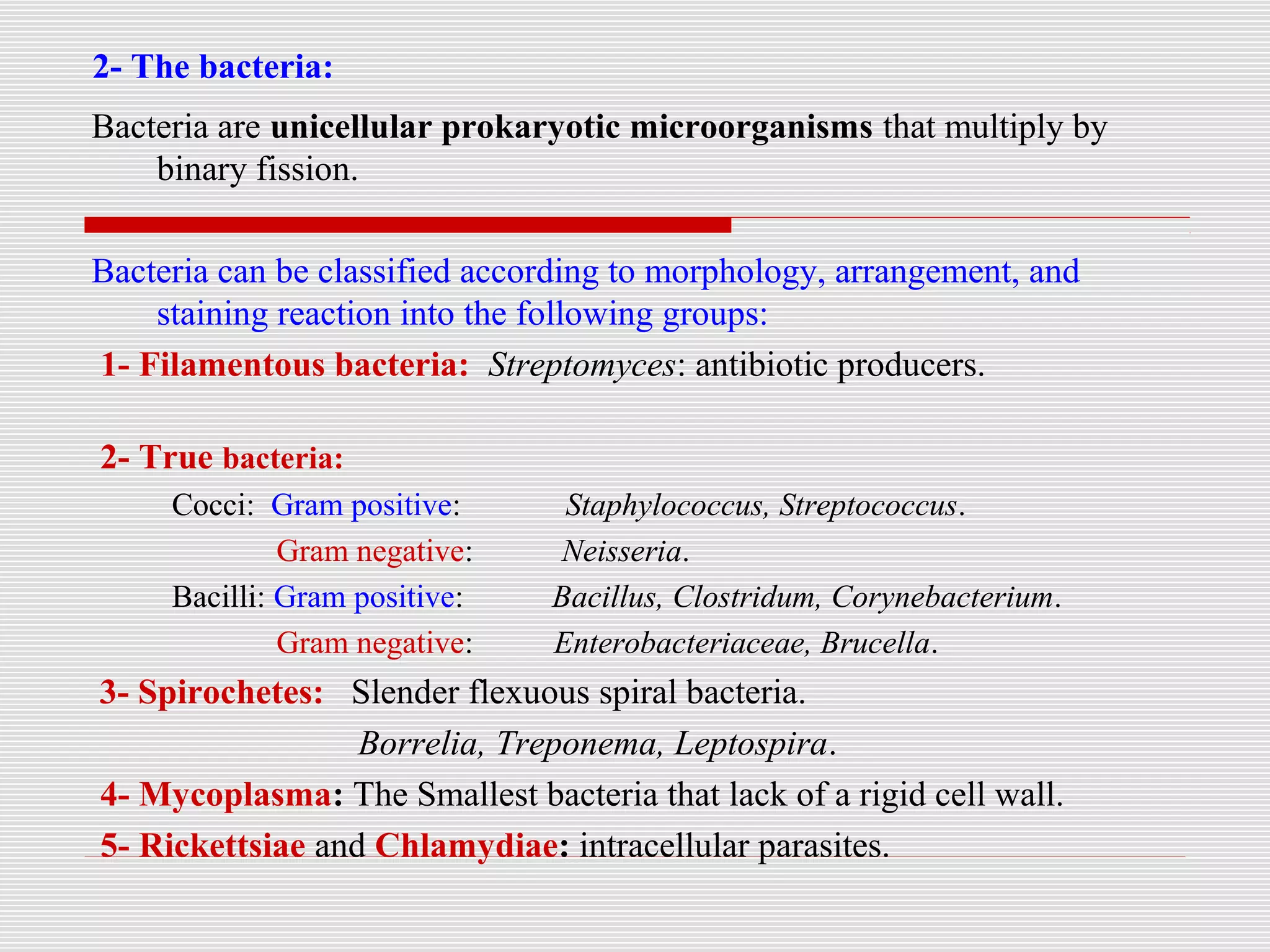 Classification of microorganisms lecture 2 | PPT
