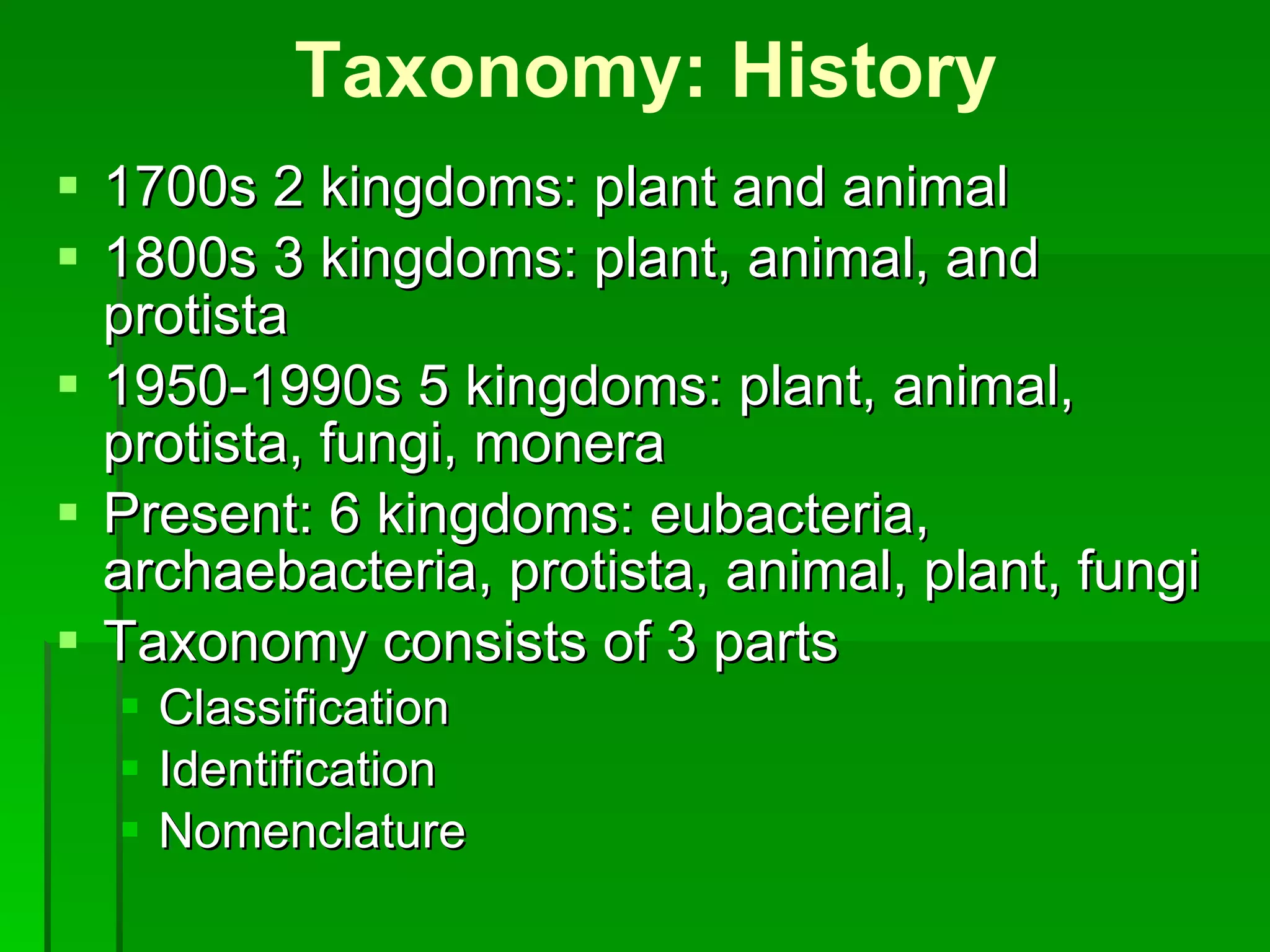 Classification of microorganisms lecture note by rm patel | PPT