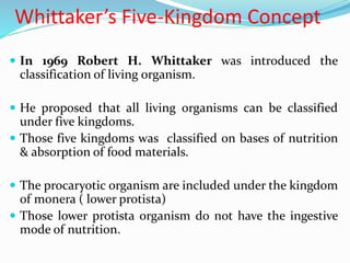 Classification of microorganism & their taxonomy | PPTX
