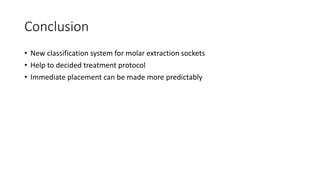 CLASSIFICATION Of molar extraction sites.pptx