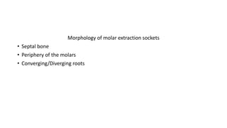CLASSIFICATION Of molar extraction sites.pptx