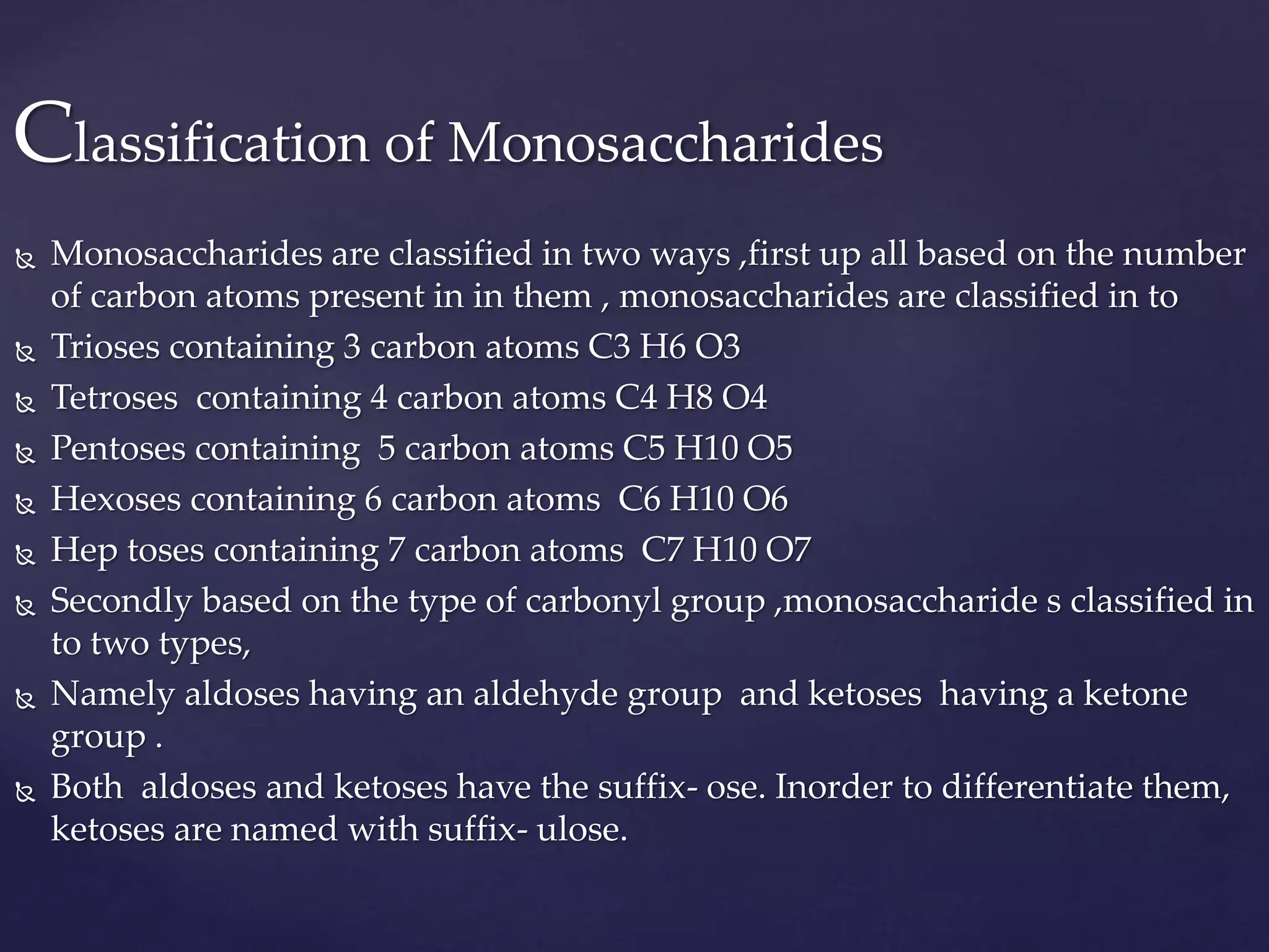 classification of monosaccharides,.pptx