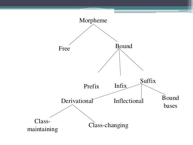 Classification of morphemes