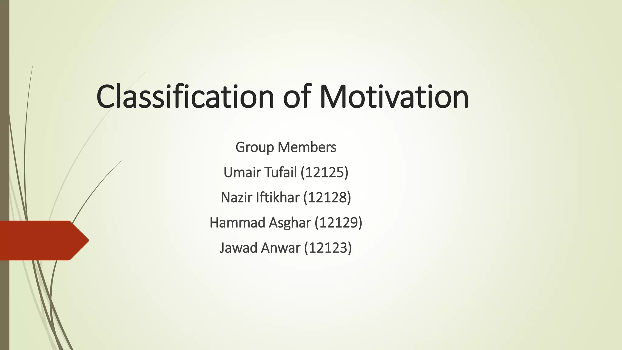 Classification of Motivation.pptx