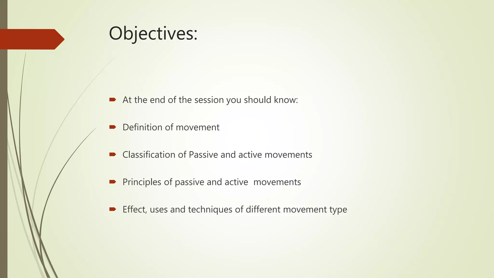 Classification of movements | PPTX