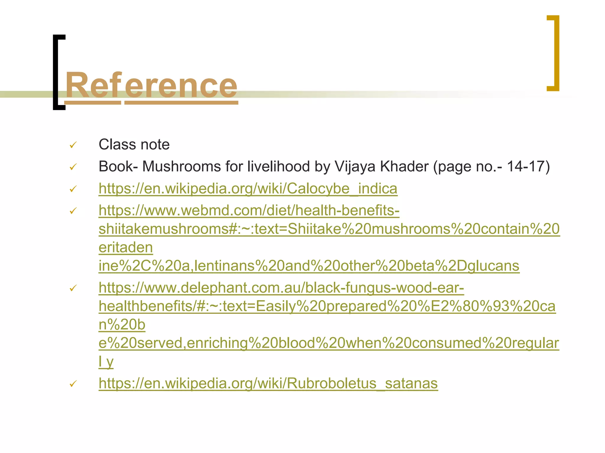Classification of mushrooms | PDF