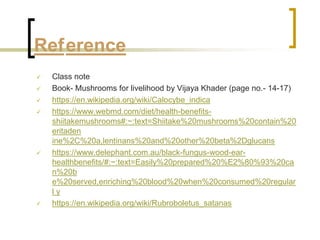Classification of mushrooms | PDF