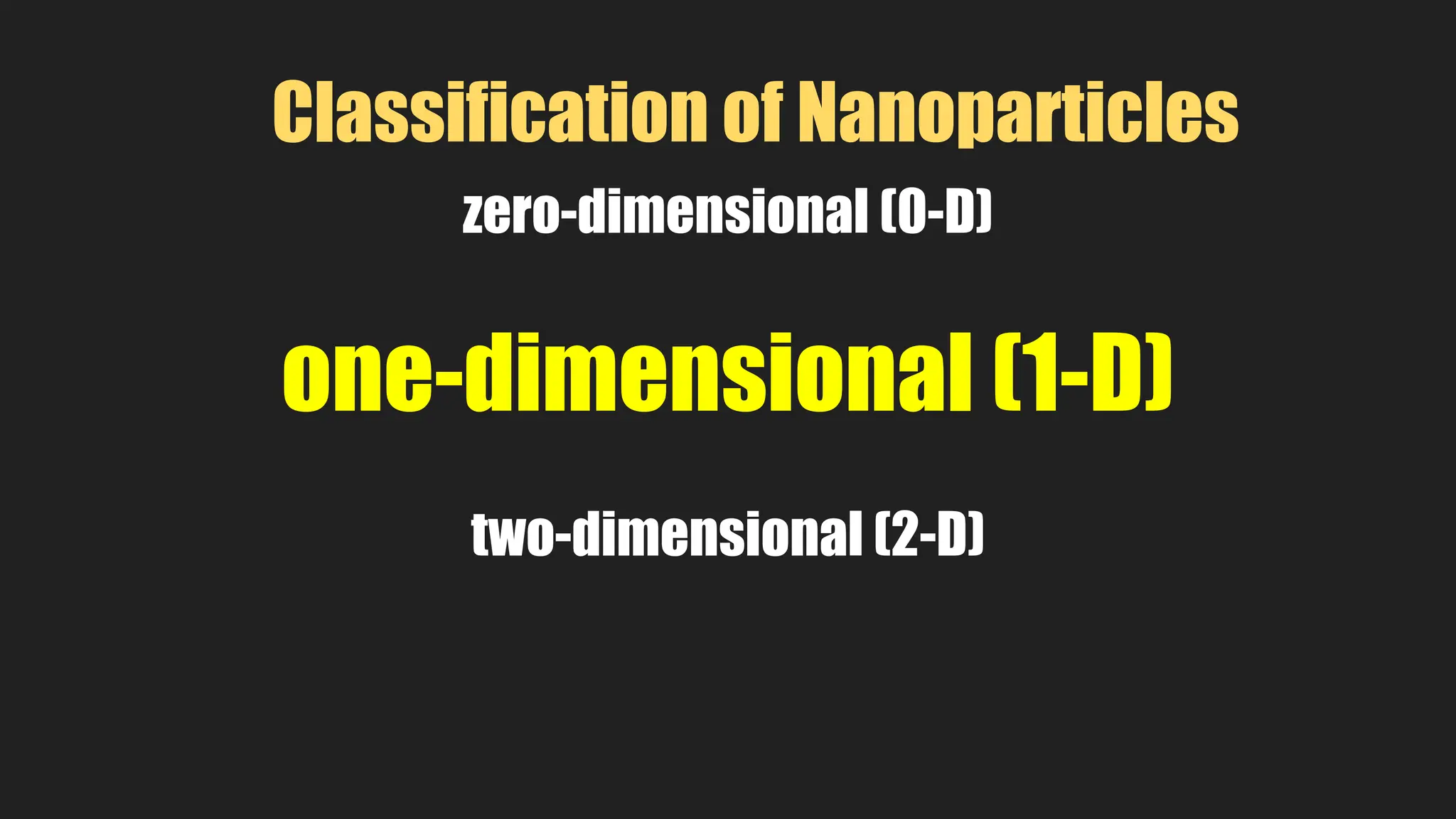 Classification of Nanoparticles and Description about Nanorods | PPTX