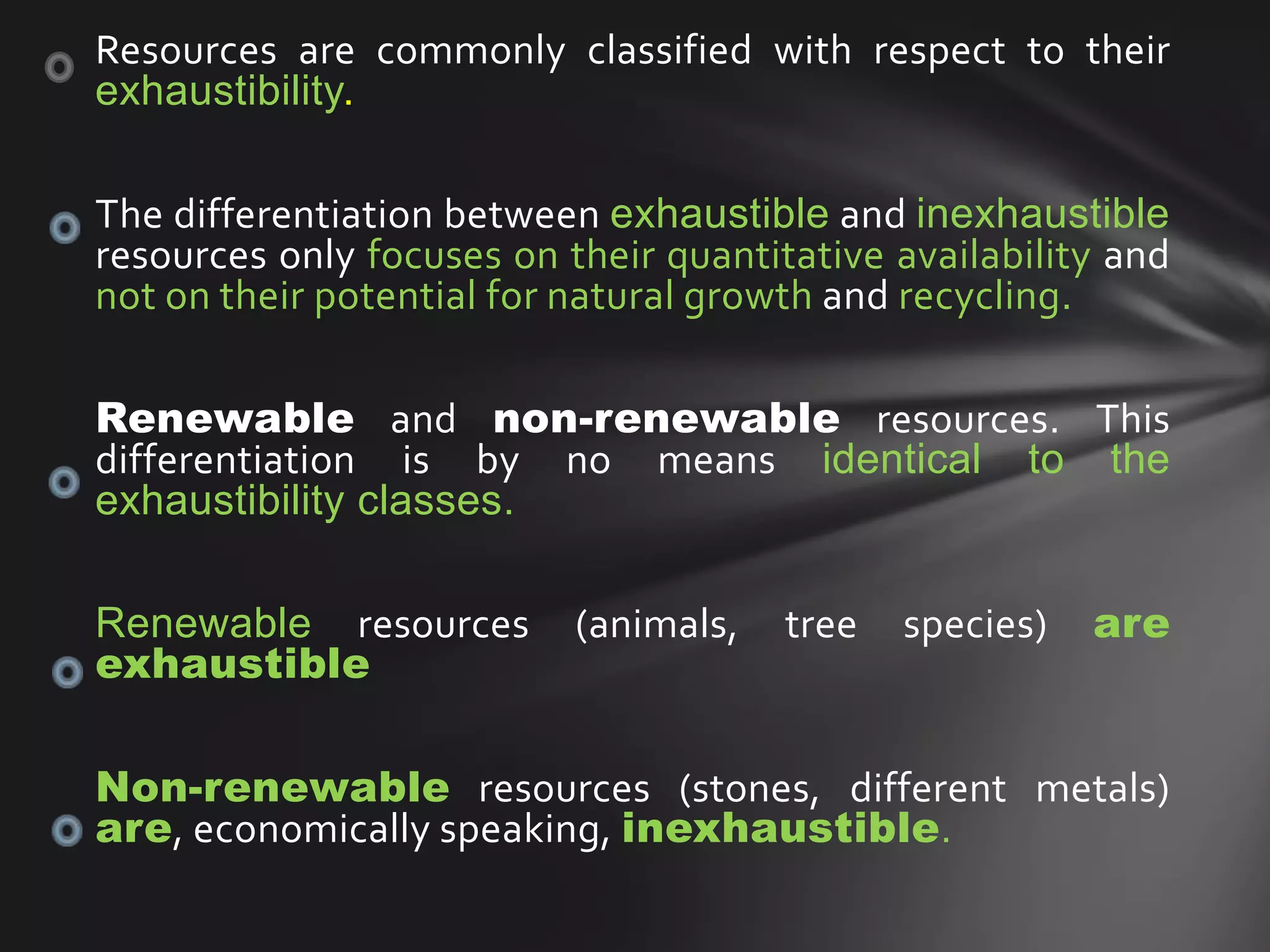 Classification of natural resources (pdf) | PPTX
