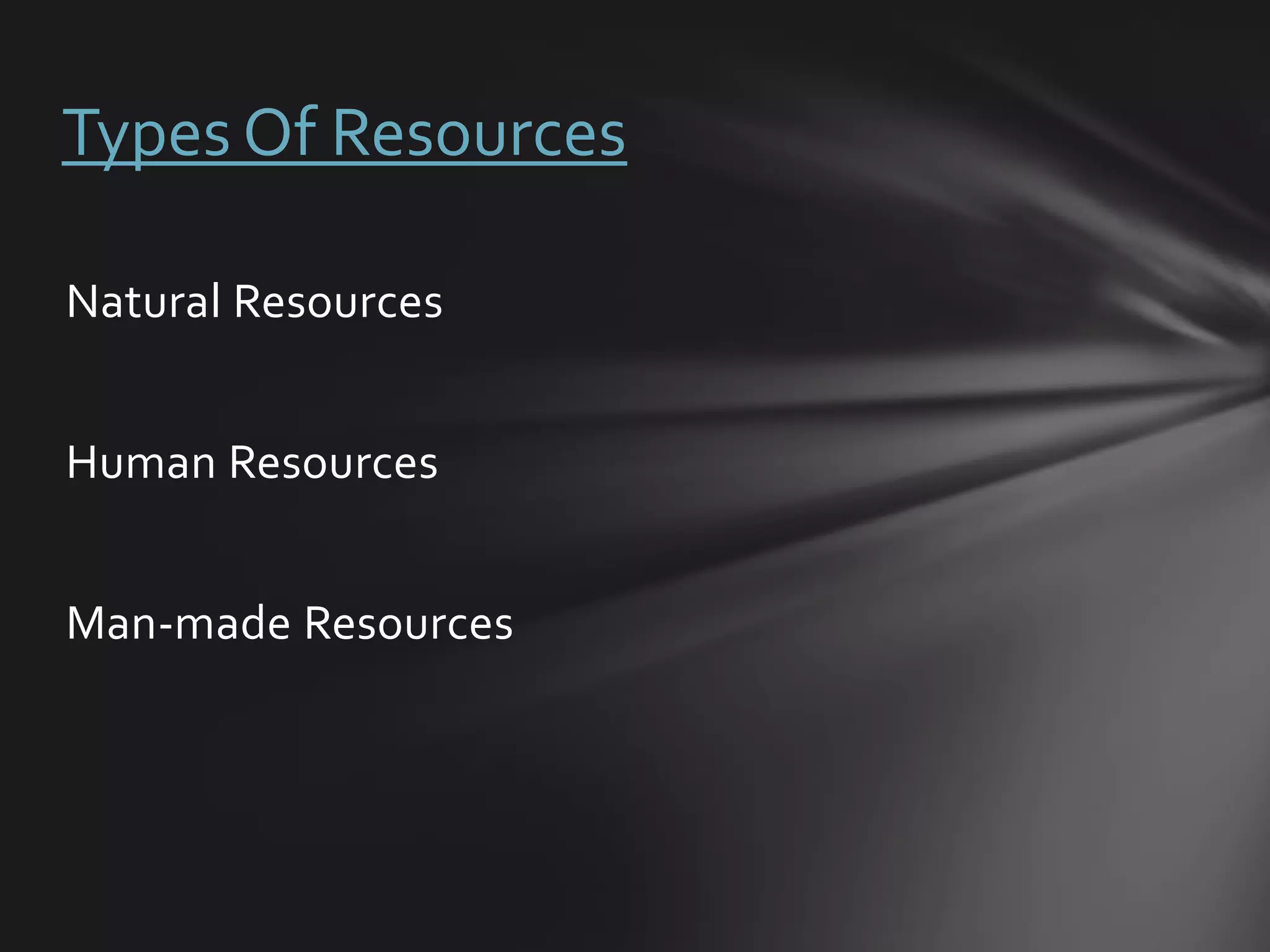 Classification of natural resources (pdf) | PPTX