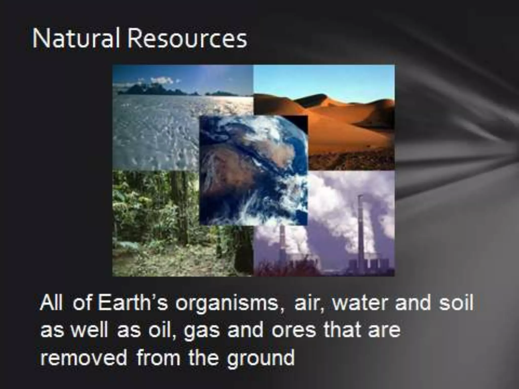 Classification of natural resources (pdf) | PPTX