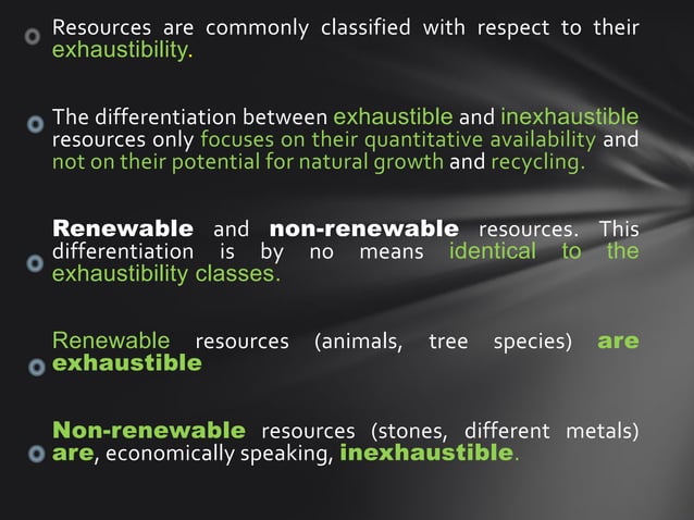 Classification of natural resources (pdf) | PPTX | Commodities | Economy