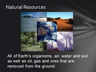 Classification of natural resources (pdf) | PPTX