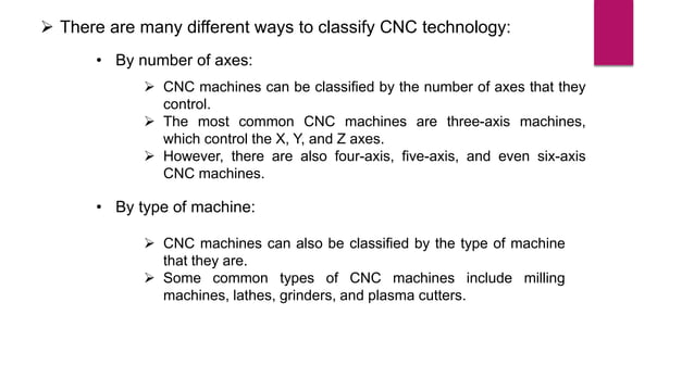 Classification of NC & CNC Technology.pptx | Technology & Computing