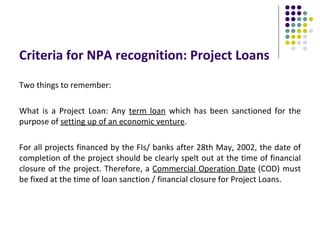 Non Performing Assets | PPT | Consumer Banking | Personal Finance