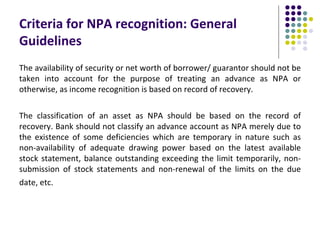 Non Performing Assets | PPT