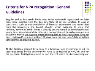 Non Performing Assets | PPT