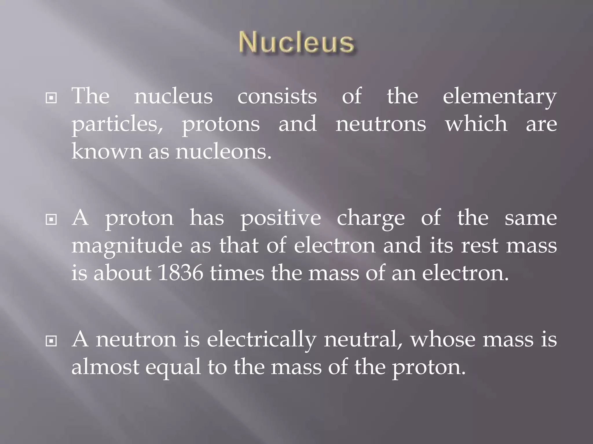 Classification of nuclei and properties of nucleus | PPTX
