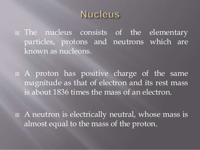Classification Of Nuclei And Properties Of Nucleus