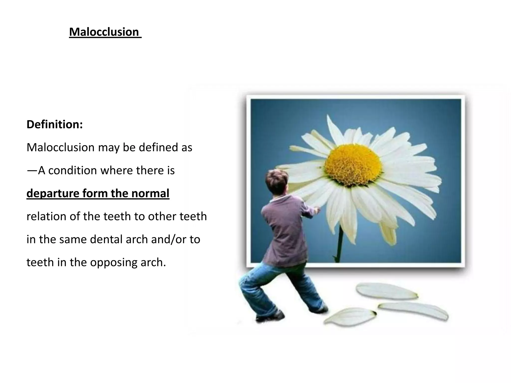 Classification of Occlusion and Malocclusion Dr. Nabil Al-Zubair | PDF