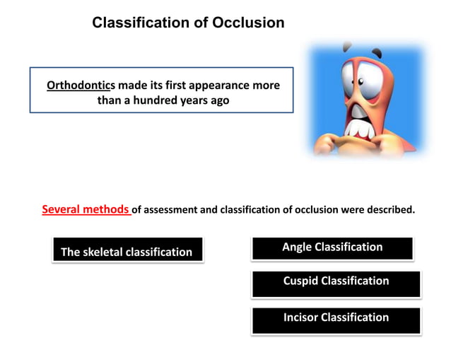 Classification of Occlusion and Malocclusion Dr. Nabil Al-Zubair | PDF