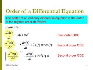 Classification of ODE and Its Applications.pptx